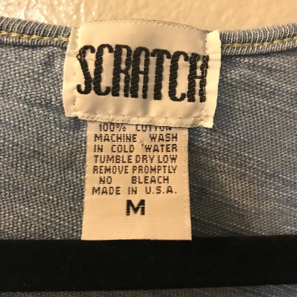 Scratch | Tops | Scratch Top W Ruffle Bottom Medium | Poshmark